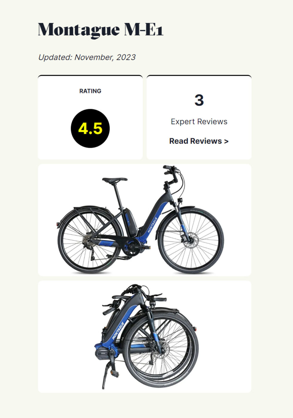 Ride Review Calls Montague M-E1 a "Game Changer" | Montague Bikes